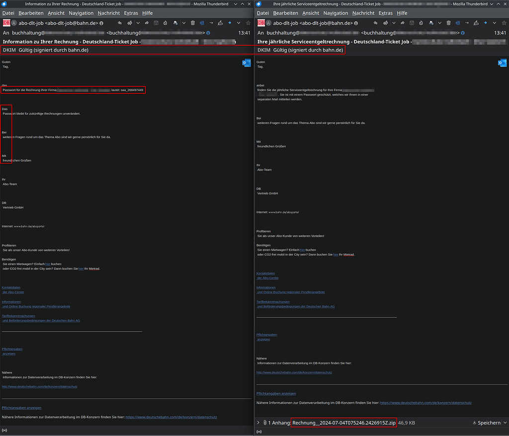 Deutsche Bahn: Sichere Rechnungszustellung? - Sicherheit - Kuketz IT ...